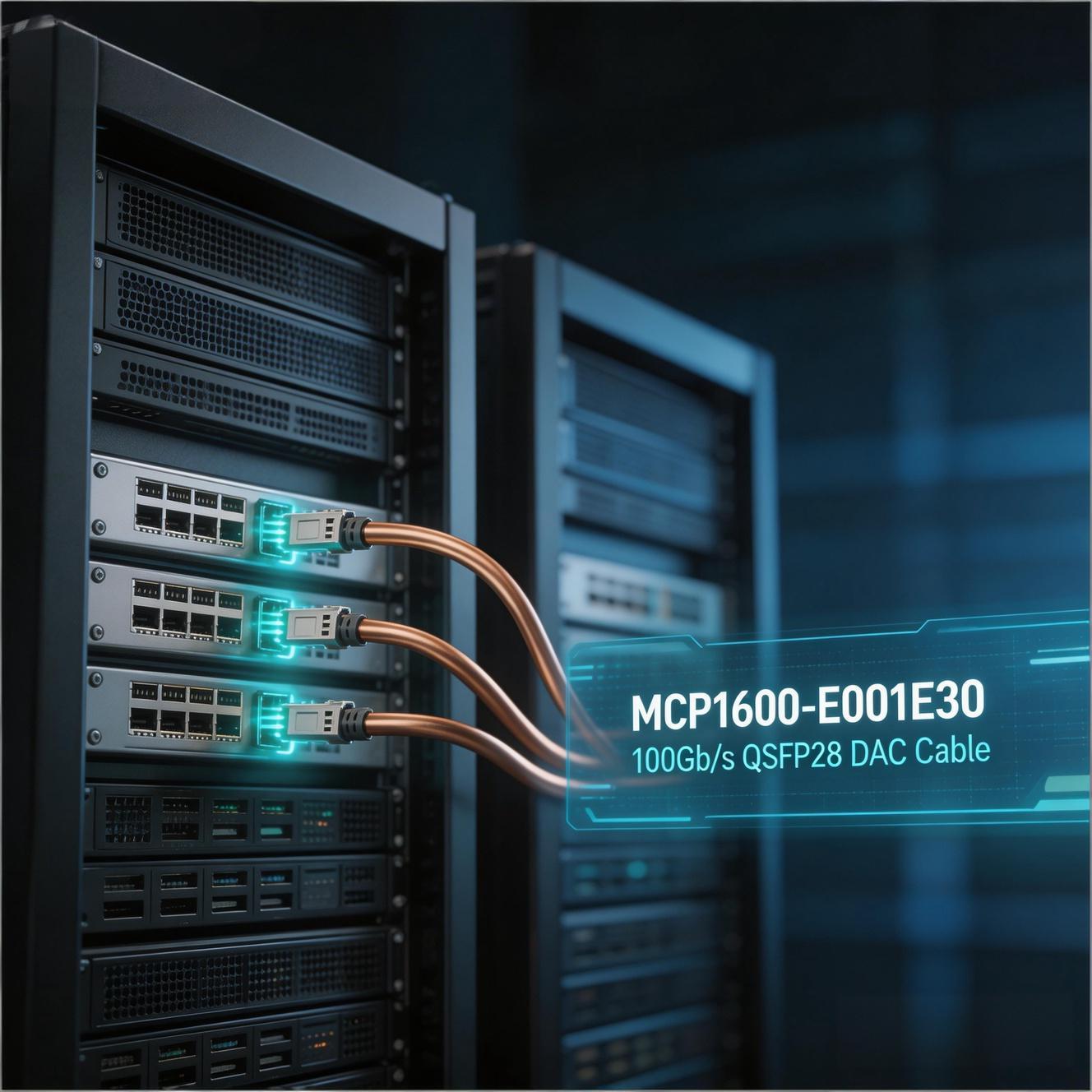 Mellanox (NVIDIA) MCP1600-E001E30 DAC Direct Attach Cable in Practice ...