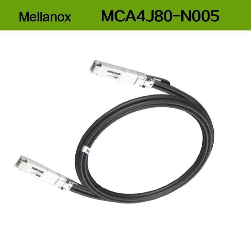Mellanox DAC Cable MCA4J80-N005 Active Copper Cable IB Twin Port NDR ...