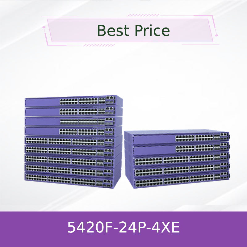 ExtremeSwitching 5420F-24P-4XE - 24-Port PoE Switch with 25G Uplinks ...