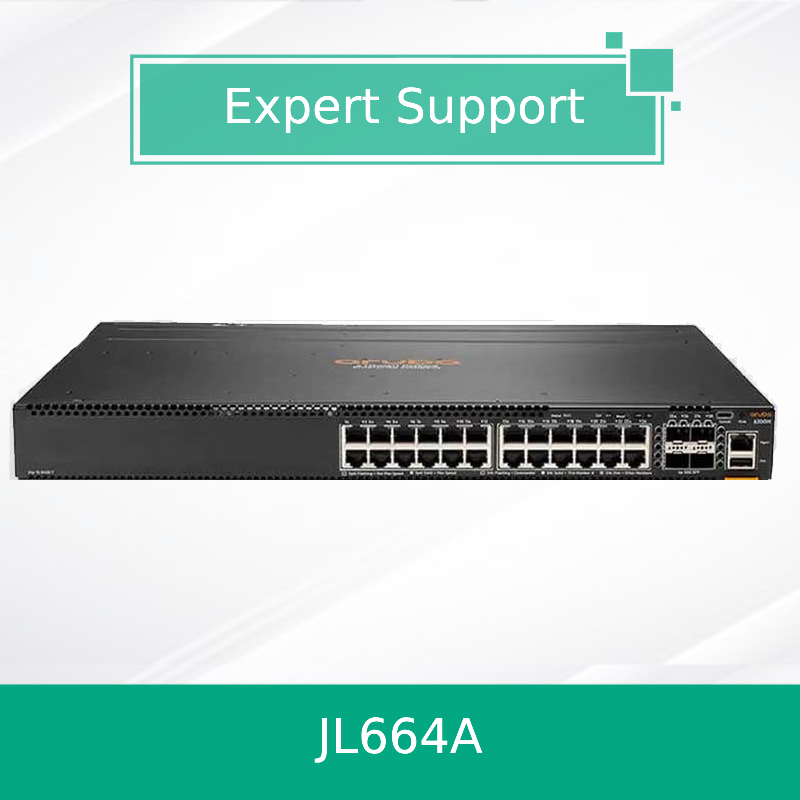 HPE Aruba Networking CX 6300M Switch JL664A - 24x1GbE + 4xSFP56 ...