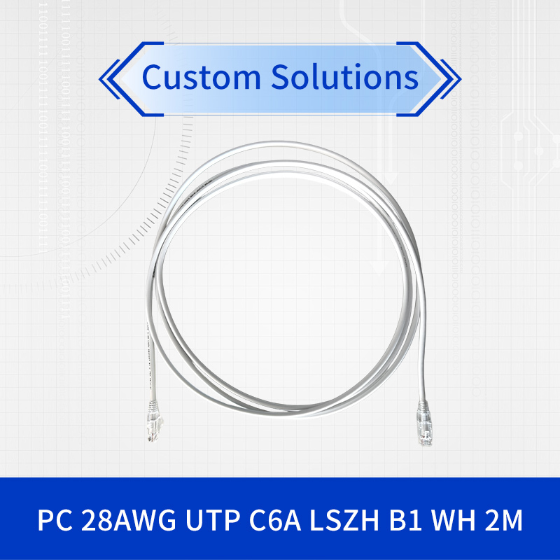 28AWG Cat 6A Patch Cord for 10GbE Networking