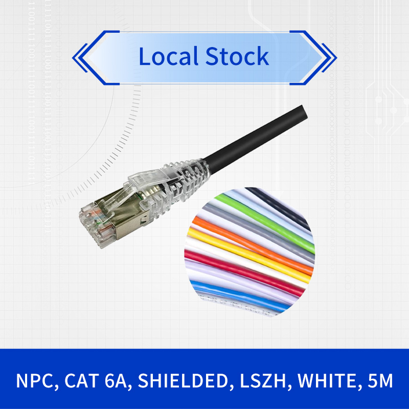 Cat6E SFTP Shielded Patch Cord NPC6ASZDB - 10Gbps Ethernet Cable for ...